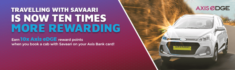 Axis Bank Users' Savaari End of Year Giveaway - Savaari Car Rentals Blog