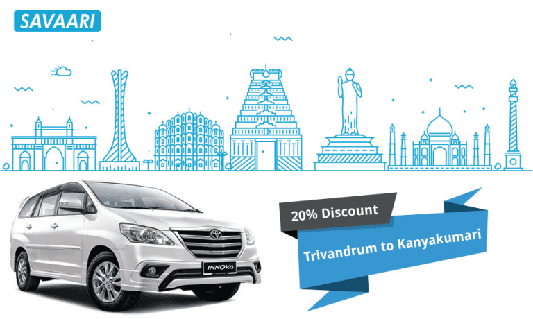 Savaari Offers - Travel from Trivandrum to Kanyakumari Savaari Car ...