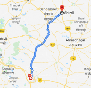 Pune to Shirdi Distance by Road - Time and other Useful Travel Information