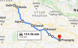 Travel Delhi to Allahabad | Distance, Time and other Useful Information