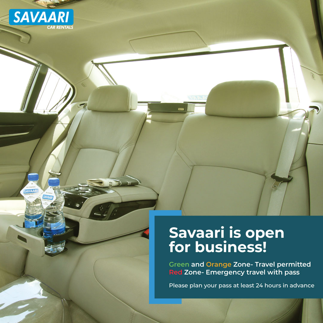 COVID Travel Announcement - Savaari Car Rentals resume cab services ...