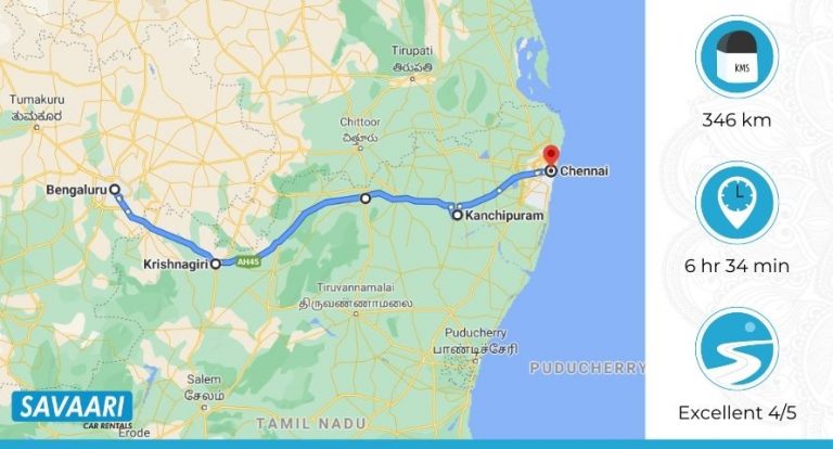 Bangalore to Chennai by Road - Distance, Time & Travel Guide