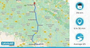 Delhi to Chandigarh by Road - Distance, Time & Travel Guide