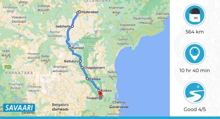 Hyderabad to Tirupati by Road – Distance, Time & Travel Information