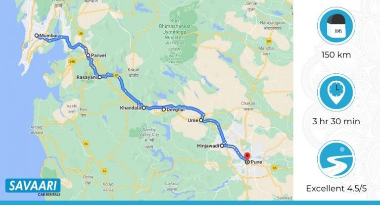 Mumbai to Pune by Road – Distance, Time and Travel Information