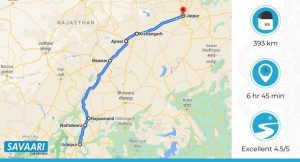 Udaipur to Jaipur by Road - Distance, Time and Useful Travel Information