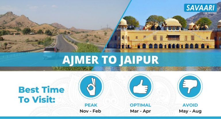Ajmer to Jaipur by Road - Distance, Time & Travel Guide