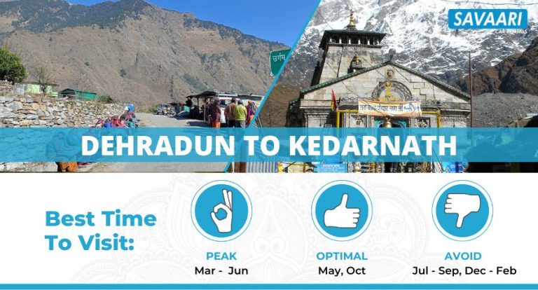 Dehradun to Kedarnath by Road - Distance, Time & Useful Travel Information