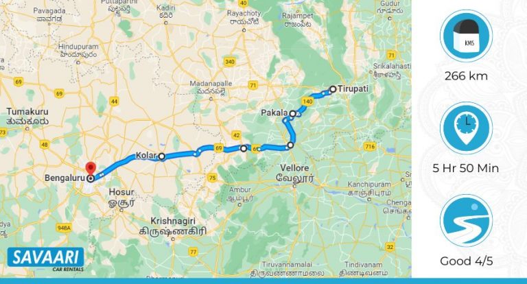 Tirupati to Bangalore Road Trip – Distance, Time and Useful Travel Information