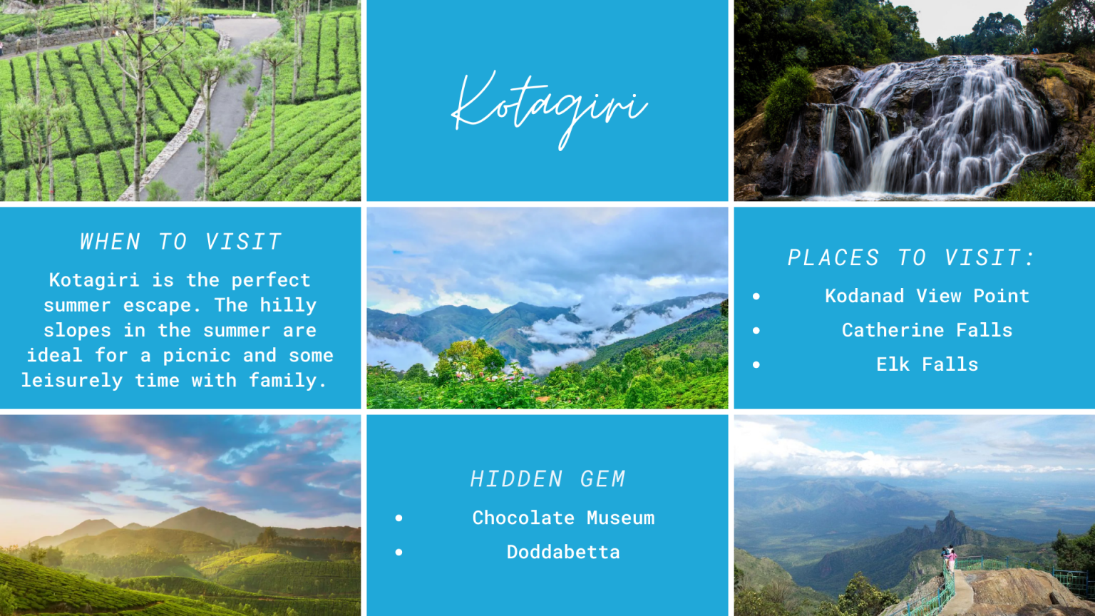 The Blue Mountains Beckon - Things to do in Kotagiri