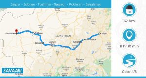 Jaipur to Jaisalmer Road Trip: Distance, Time, and Useful Travel Information