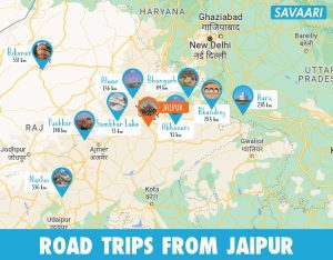 Places to visit near Jaipur - Save these awesome road trips