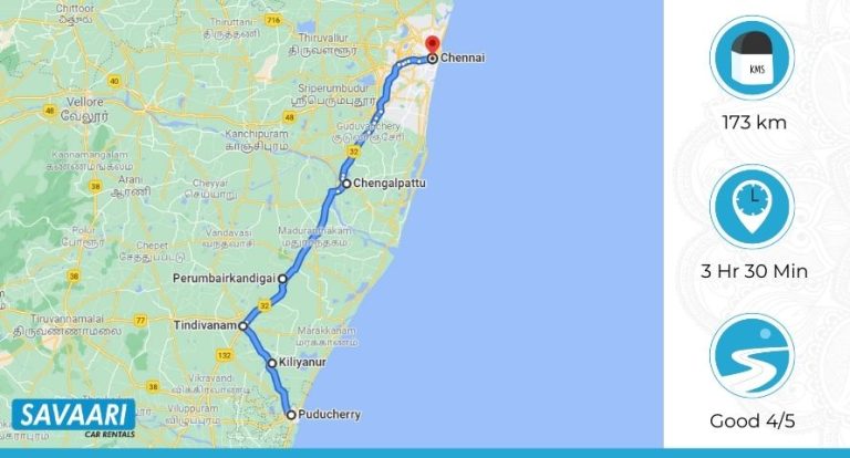 Journey along the Bay - Pondicherry to Chennai by Road