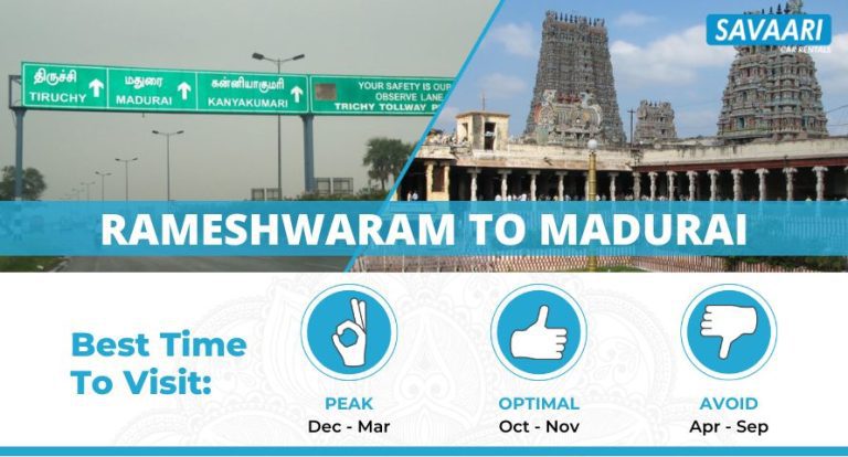 Rameshwaram to Madurai by Road - Distance, Time and Useful Travel ...