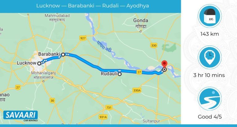 Lucknow to Ayodhya Road Trip: Distance, Time, and Useful Travel Information