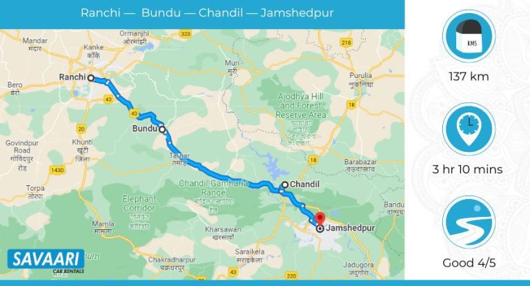 Ranchi to Jamshedpur Road Trip: Distance, Time, and Useful Travel ...