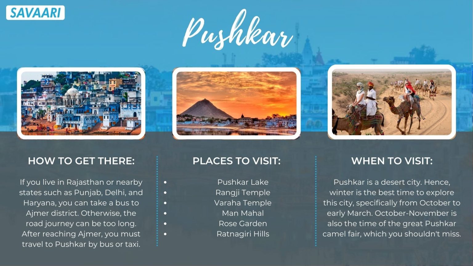 Things to do in Pushkar - A complete travel guide