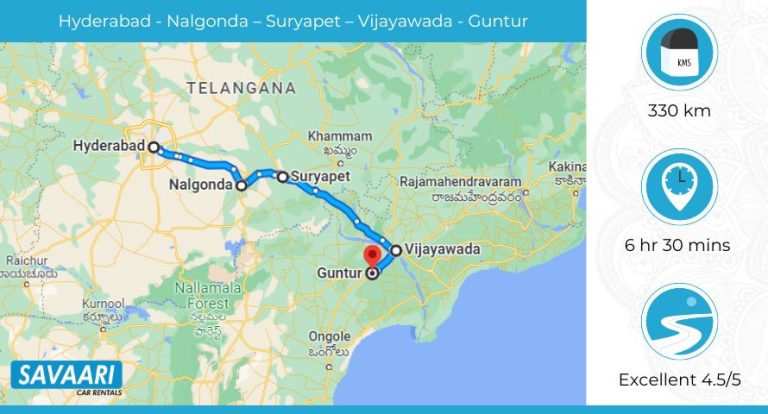 Hyderabad to Guntur in less than 6 hours - Here is how?
