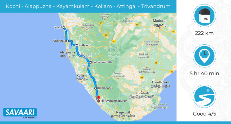 Kochi to Trivandrum : A detailed travel guide