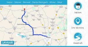 Jaipur to Sikar Road Trip – Distance, Time, and Useful Travel Information