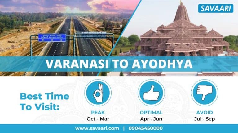 Varanasi to Ayodhya by Road - Time, Distance & Travel Information