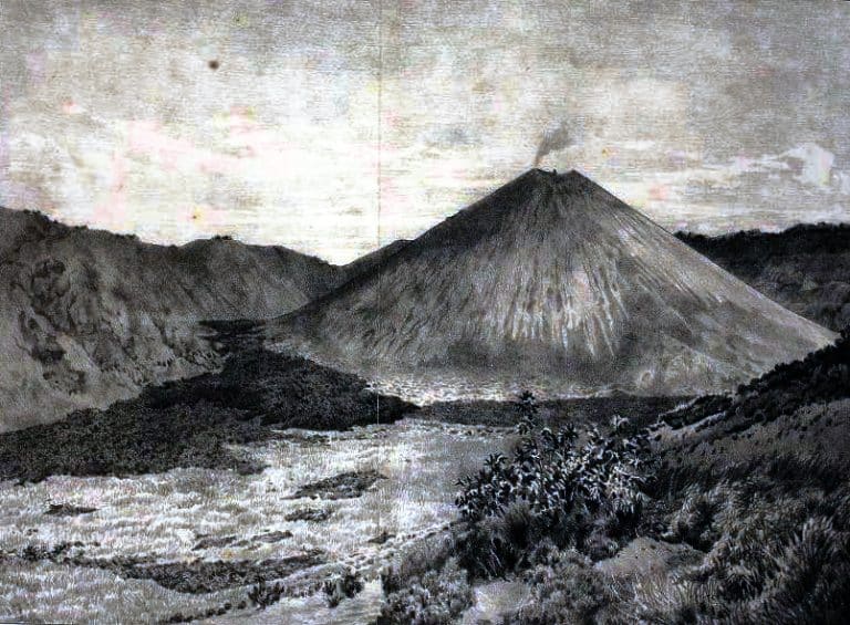 India's only active volcano - Barren Island volcano